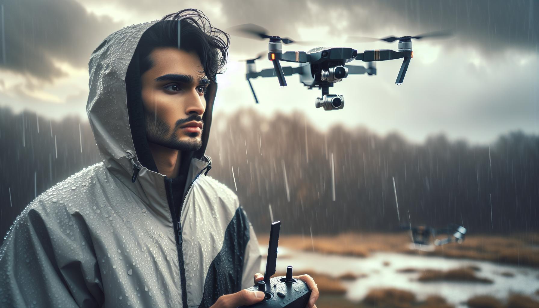 Can A DJI Drone Fly In Rain: Weather Limits — MaxxUAV.eu