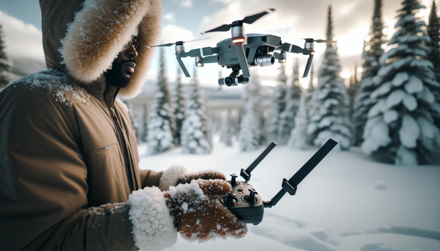 Can DJI Drones Fly In Snow: Winter Operations — MaxxUAV.eu